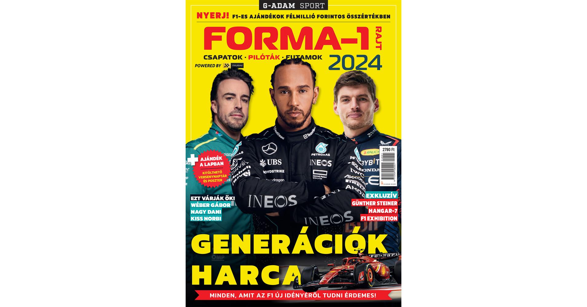 FORMA-1 RAJT 2024 magazin (G-ADAM SPORT) - Forma–1 - Könyv webáruház széles választékkal és ...