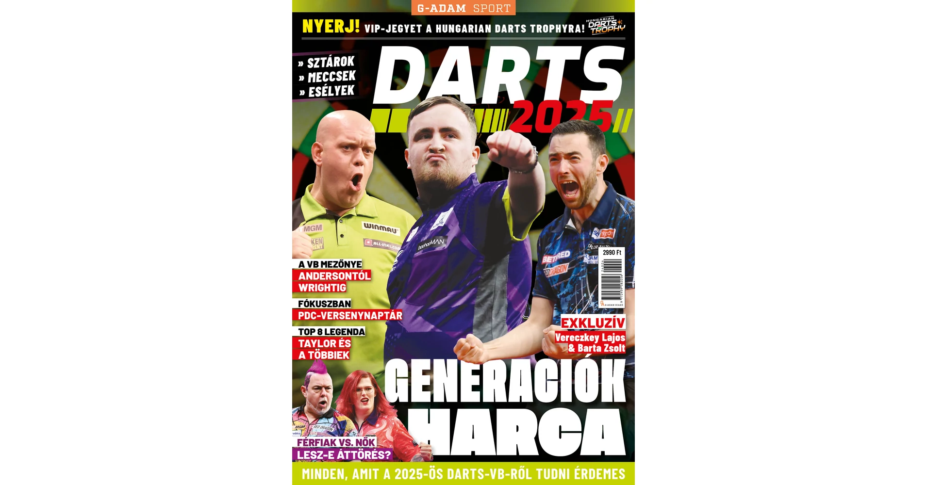 DARTS 2025 (G-ADAM SPORT) - Bowling - Darts - Biliárd - Sportkönyvek ...