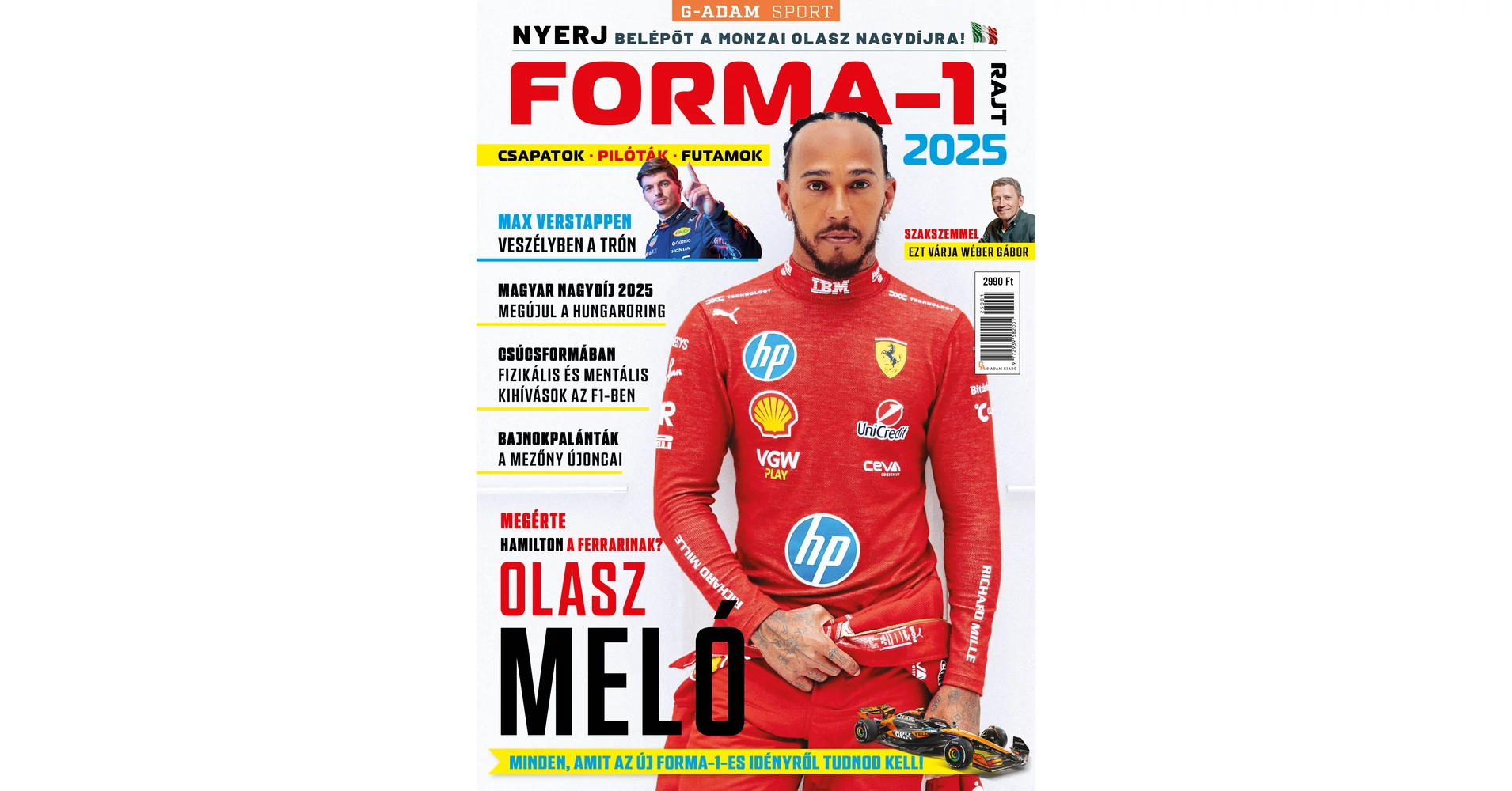 FORMA-1 RAJT 2025 (G-ADAM SPORT) - Forma–1 - Könyv webáruház széles ...